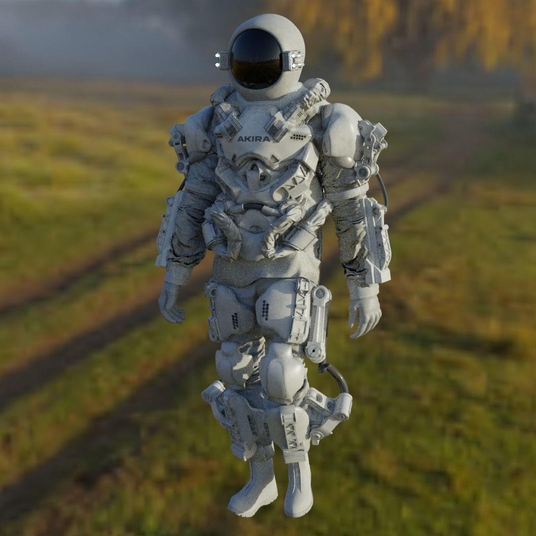 3D model Space suit - Astro ranger VR / AR / low-poly | CGTrader