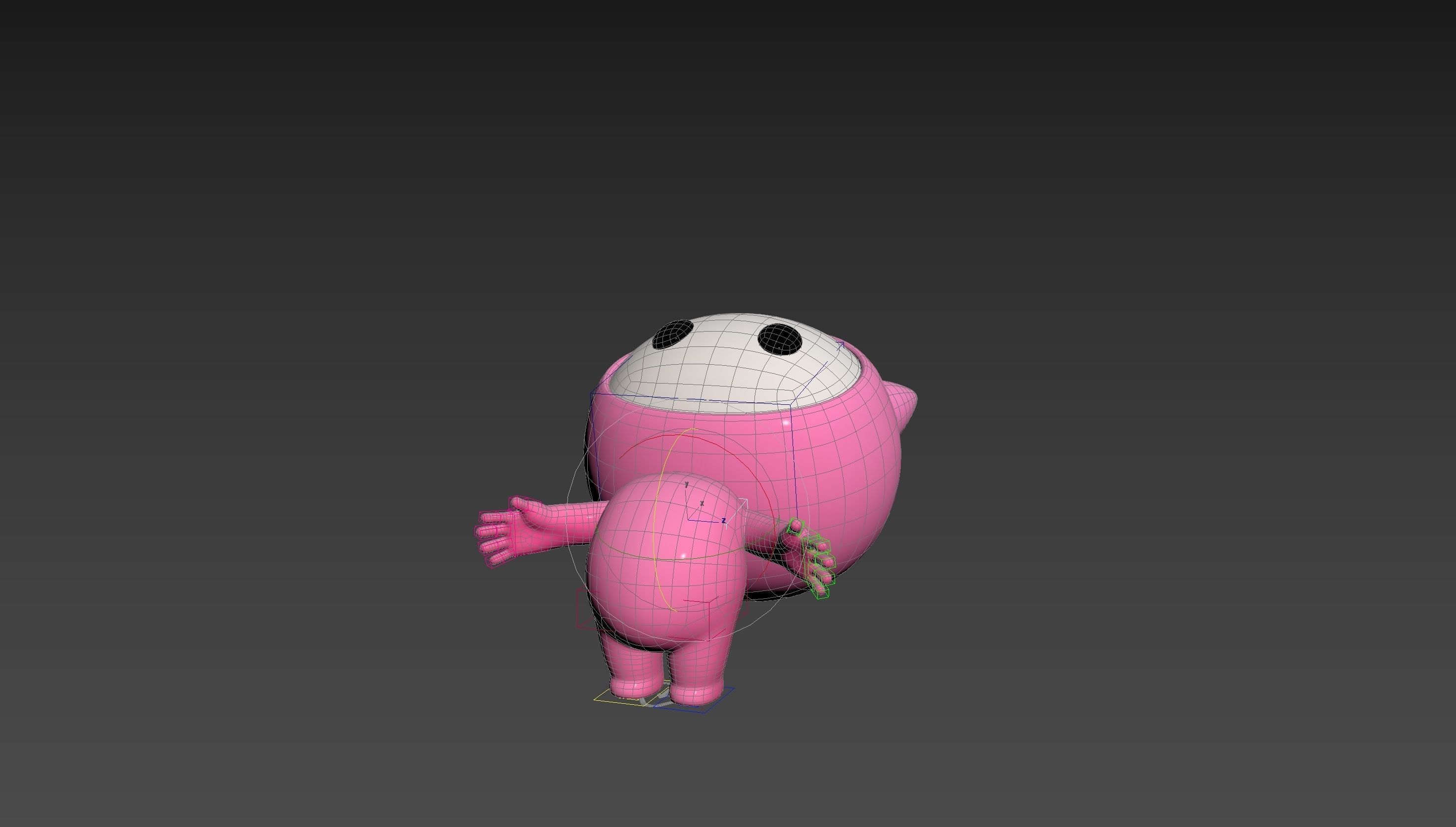 Character260 Rigged Mascot 3D model rigged | CGTrader