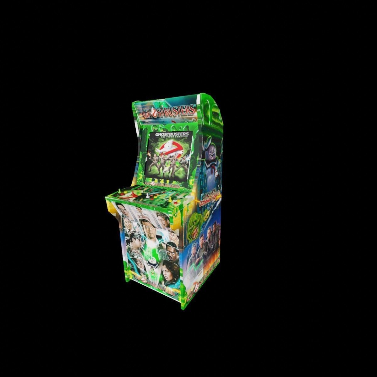 Ghostbusters Arcade Coin-op machine 3D model | CGTrader