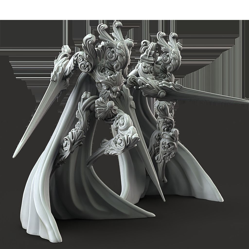 Gilded Knights - 3D Printable TTRPG - PRESUPPORTED - 32mm 3D model 3D ...