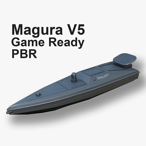 3D model Magura V5 Unmanned surface vessel VR / AR / low-poly | CGTrader