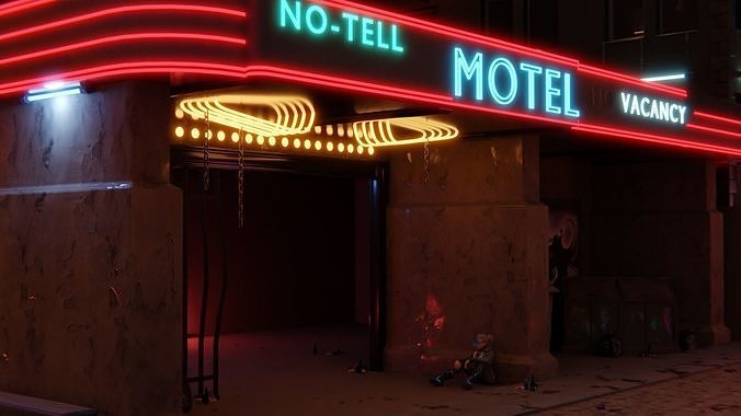 No Tell Motel 3D model | CGTrader