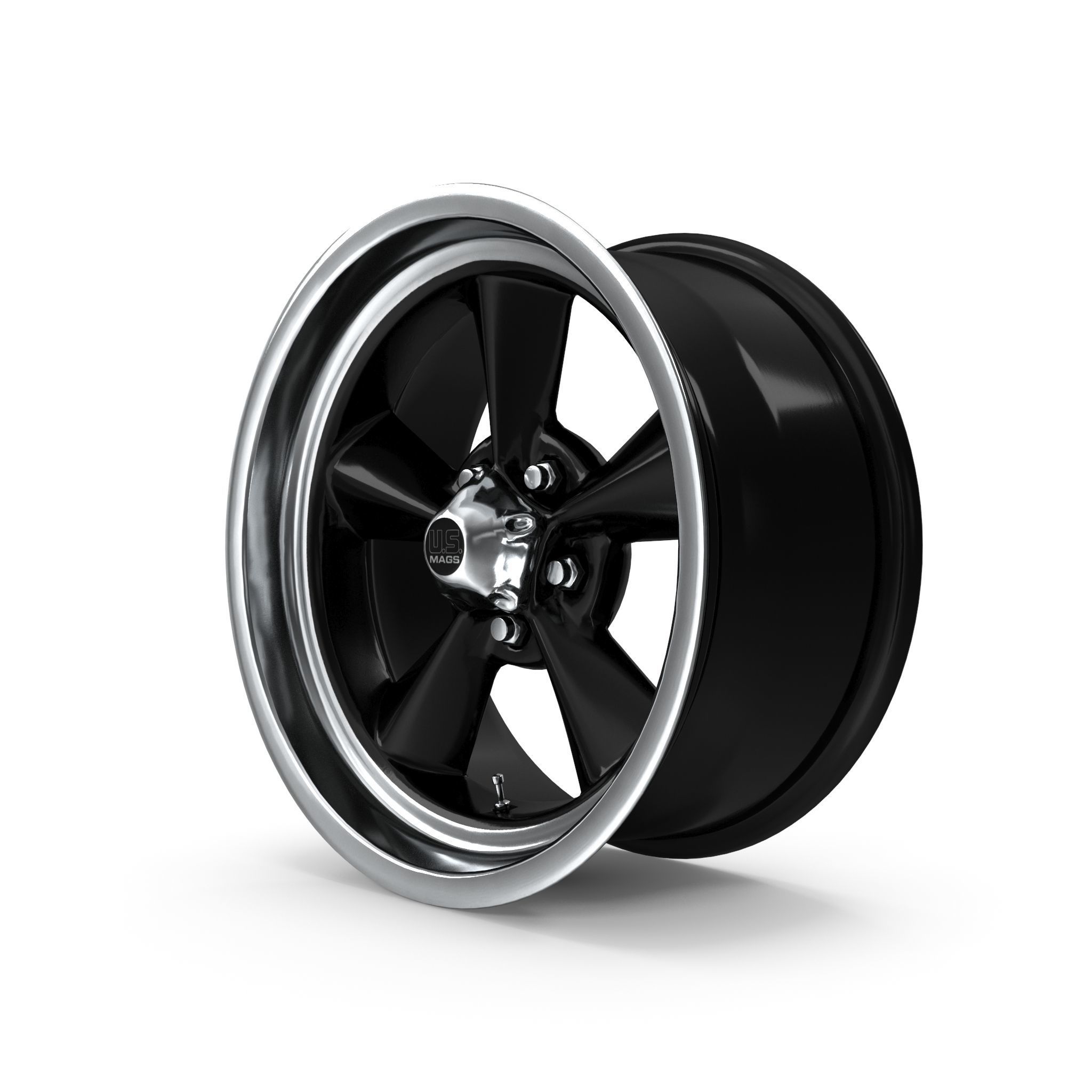 US Mags Standard Wheel Gloss Black 3D model | CGTrader