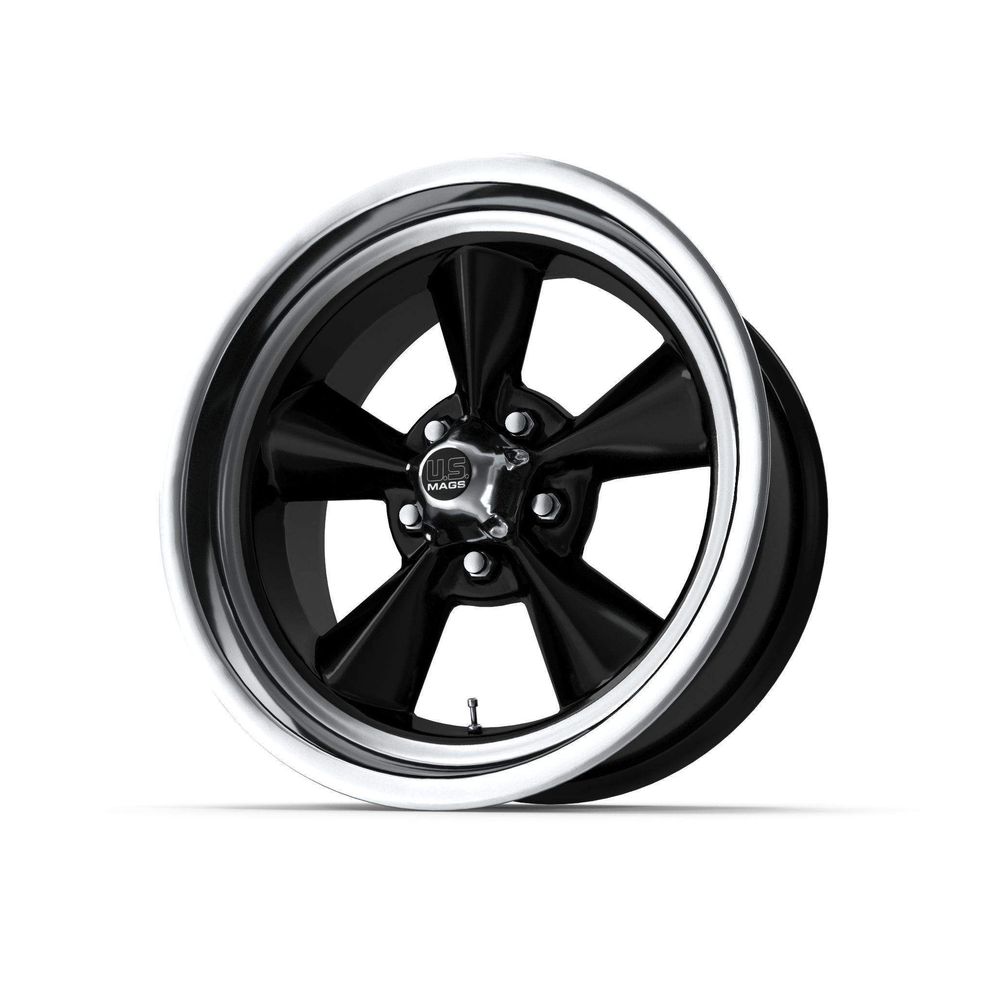 US Mags Standard Wheel Gloss Black 3D model | CGTrader