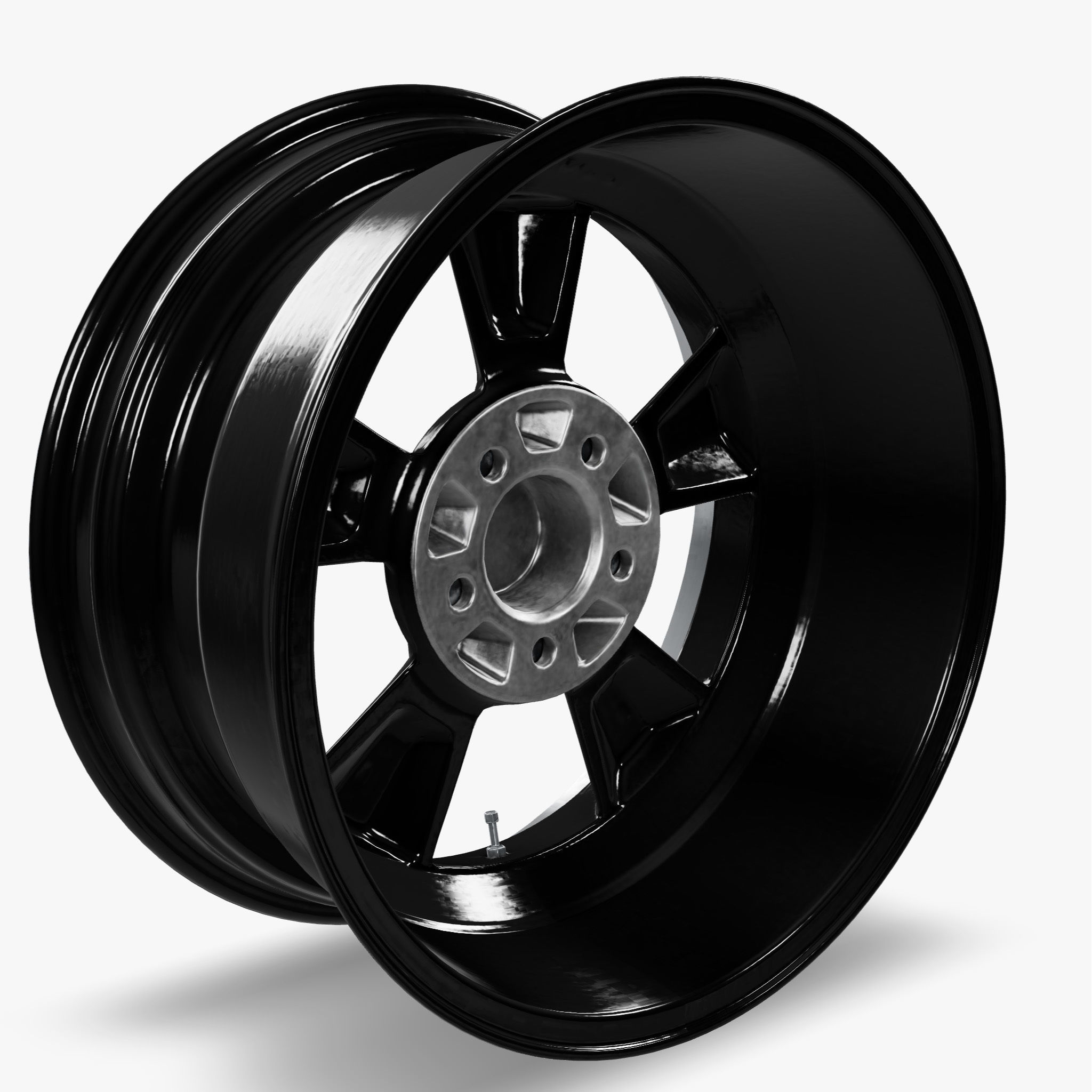 US Mags Standard Wheel Gloss Black 3D model | CGTrader