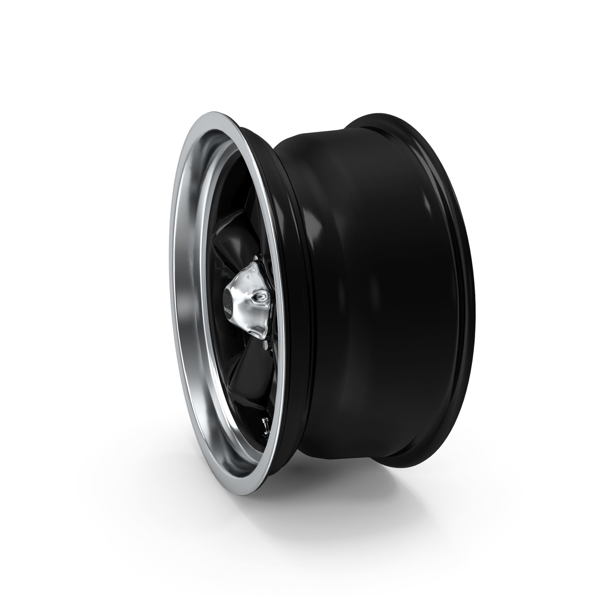 US Mags Standard Wheel Gloss Black 3D model | CGTrader