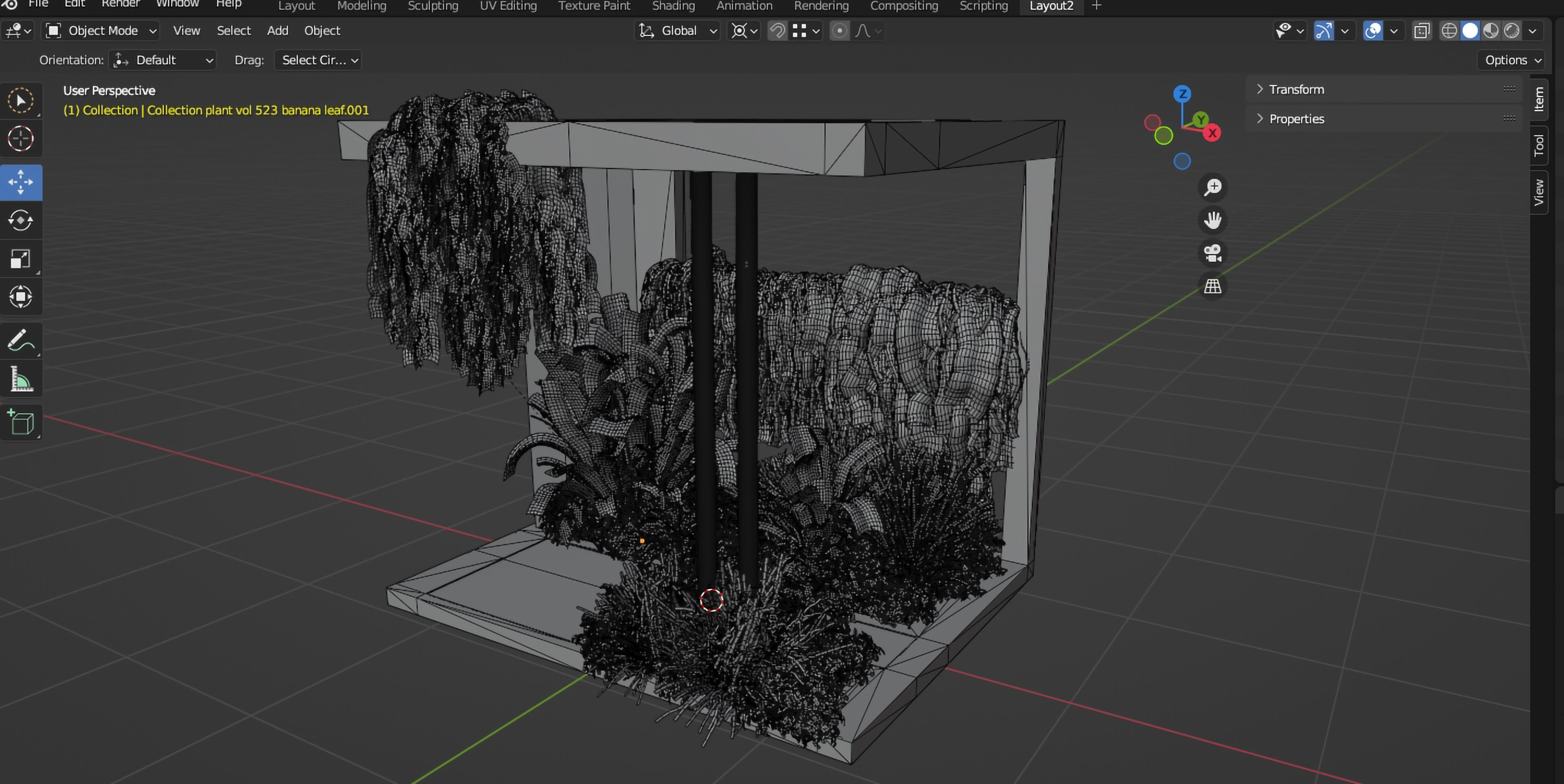 Collection plant vol 523 - blender model 3D model | CGTrader