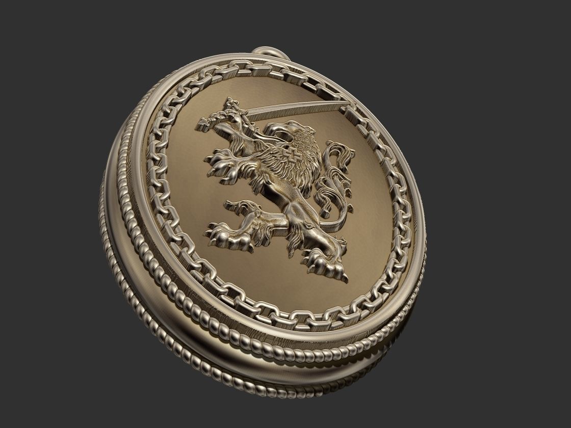 Heralds Lion Reliquary of the Sorrowful - Arautos Relicario 3D model 3D ...