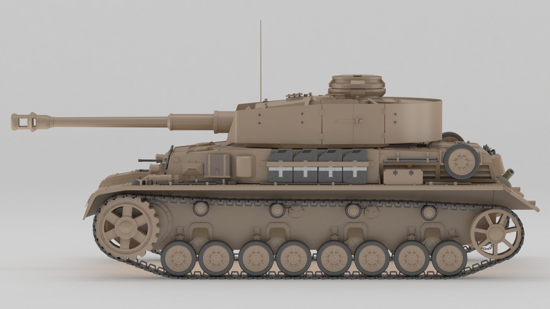 Panzer IV Tank 3D model | CGTrader