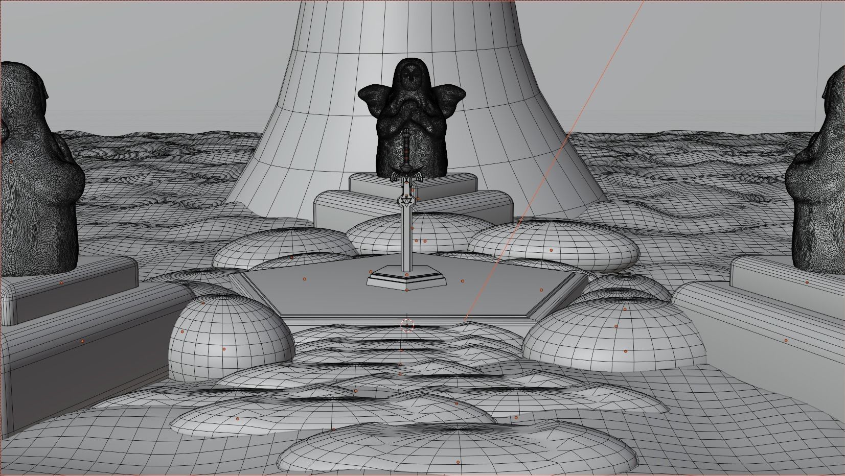 Master Sword concept 3D model | CGTrader