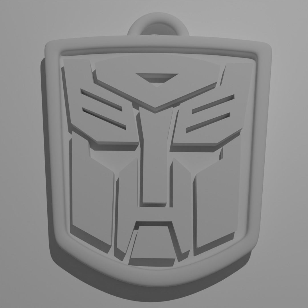 Easy 3D printable Autobots Necklace 3D model 3D printable | CGTrader