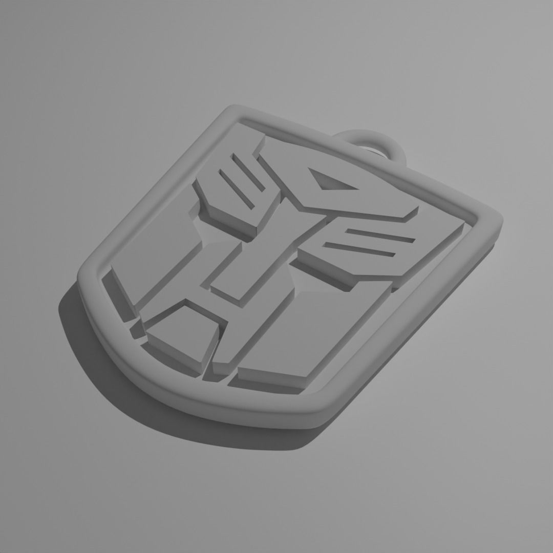 Easy 3D printable Autobots Necklace 3D model 3D printable | CGTrader