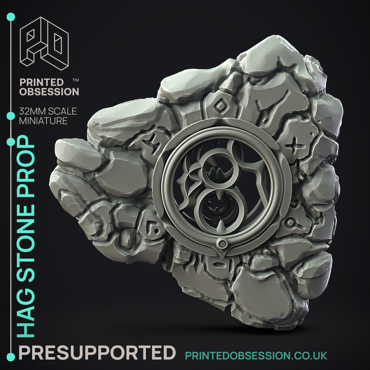 Hag Stone - 3D Printable TTRPG - PRESUPPORTED - 32mm Scale 3D model 3D ...