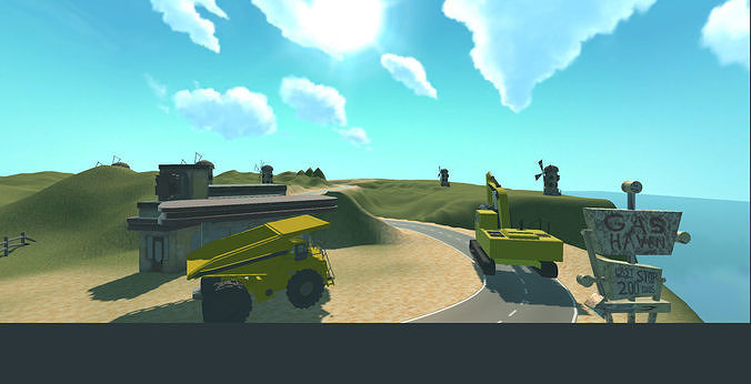 EXCAVATOR JCB 3D MODEL 3D model animated rigged | CGTrader