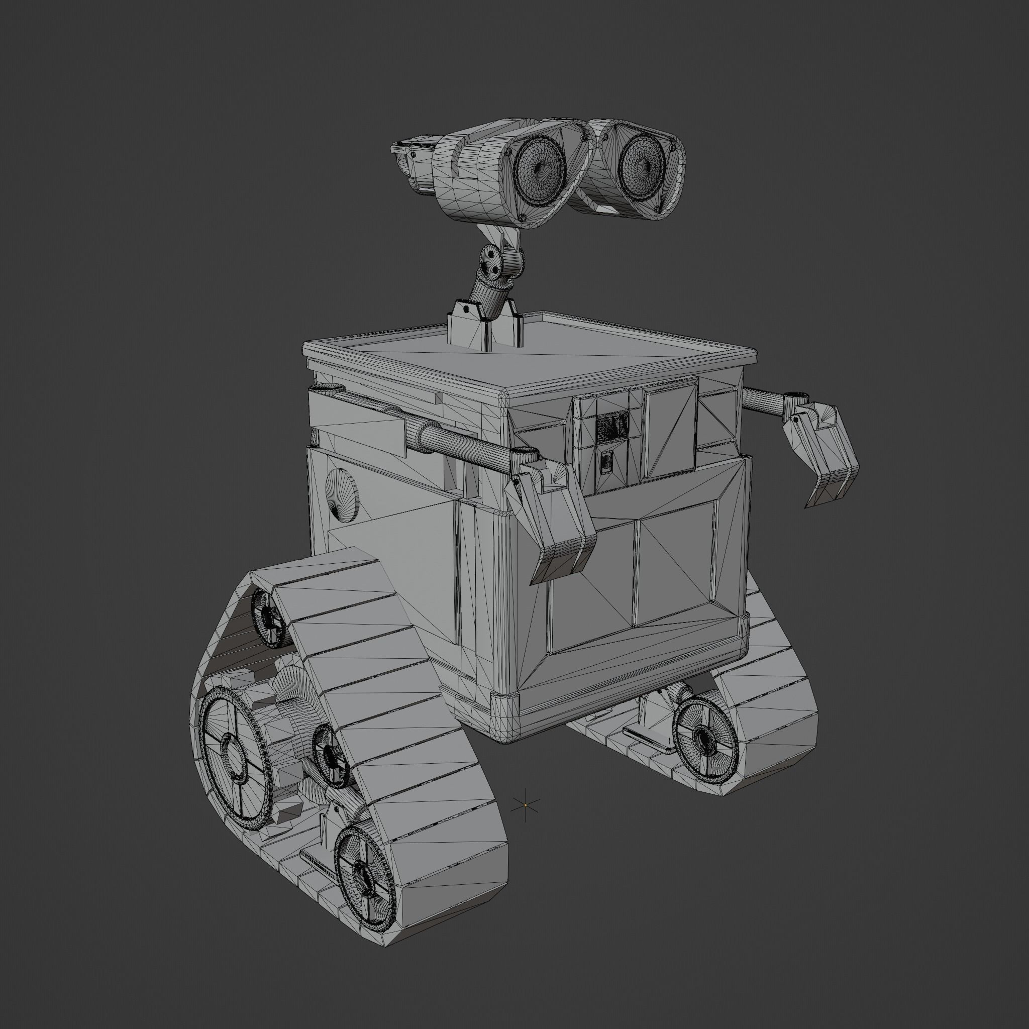 Wall-E Model with 2K Textures 3D model | CGTrader
