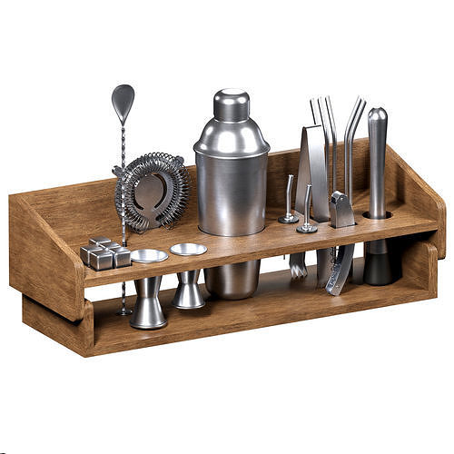 Bar tool set 3D model | CGTrader
