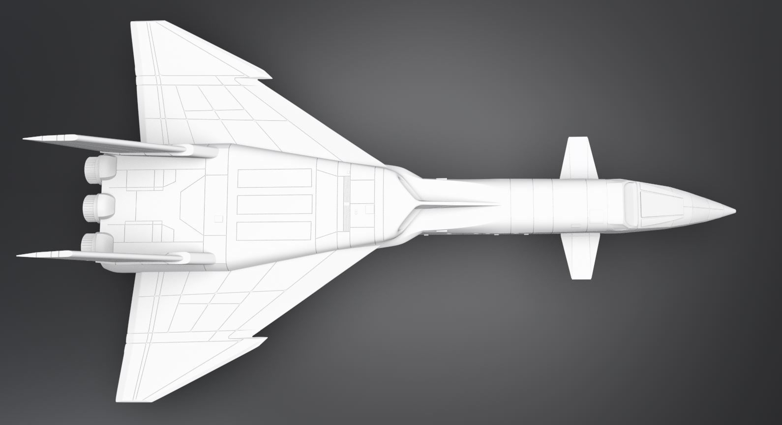 Shado Jet Plane Scale model 3D model 3D printable | CGTrader