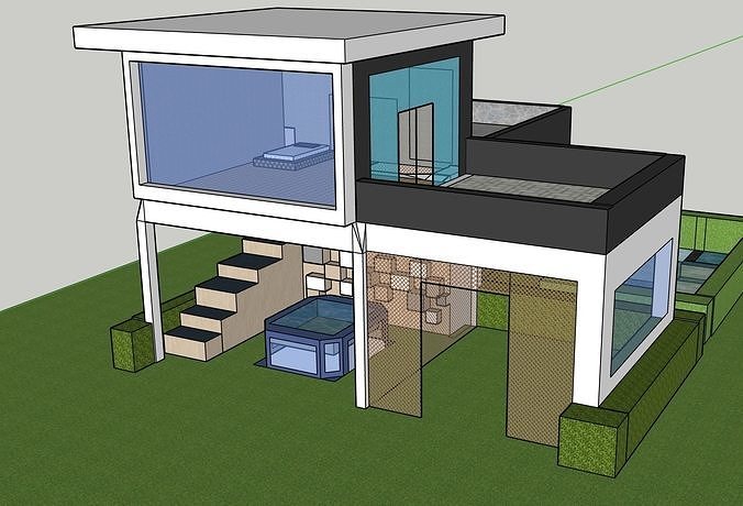 Small tiny home 3D model 3D printable | CGTrader
