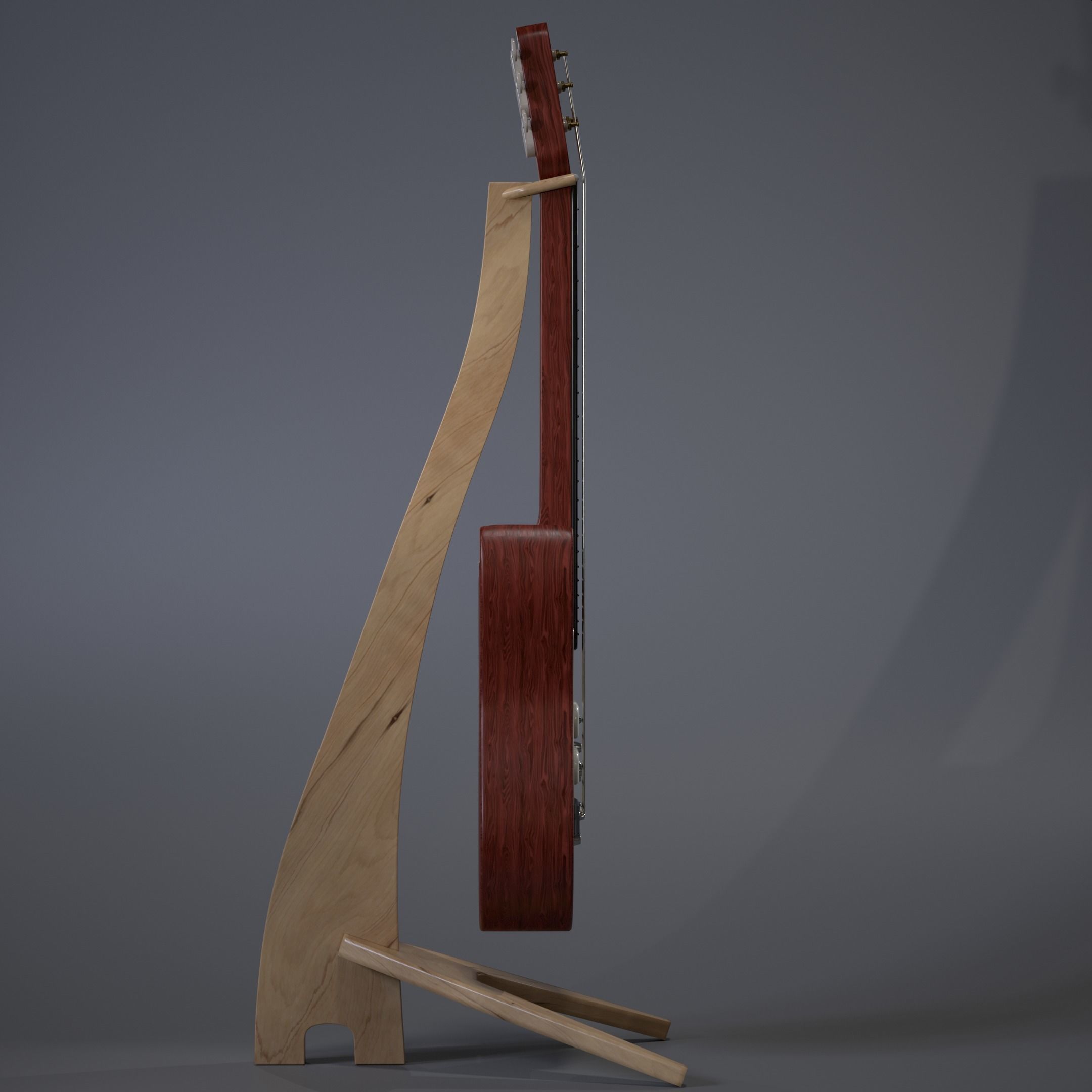 ELECTRIC GUITAR 3D model 3D printable | CGTrader