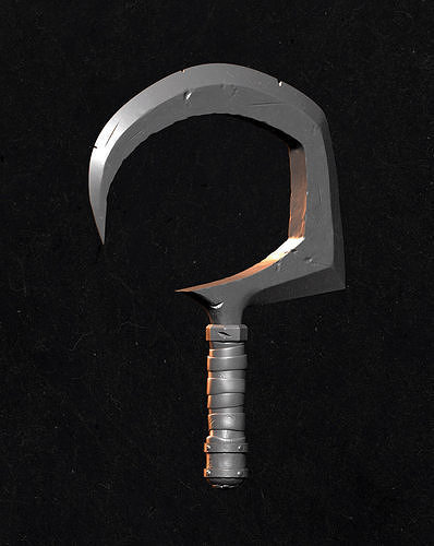 SCYTHE-SHAPED WEAPONS ACTION FIGURE free 3D model 3D printable | CGTrader