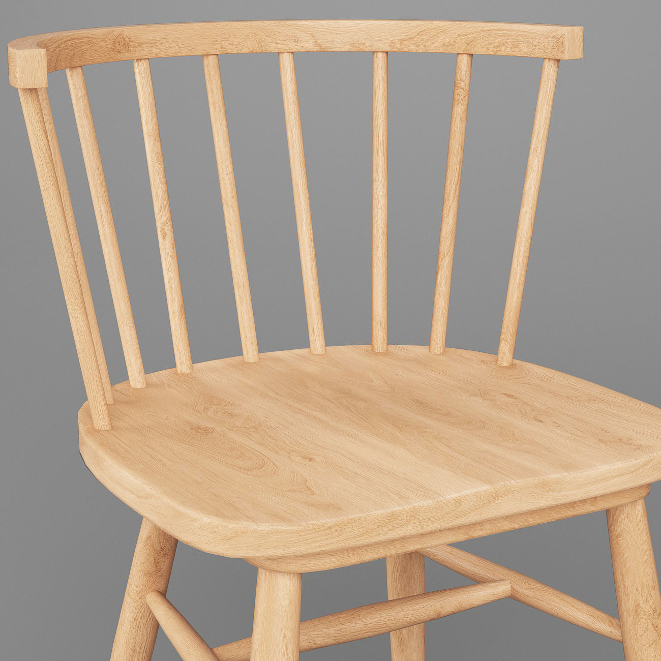 Shaker Dining Chair 3D model | CGTrader