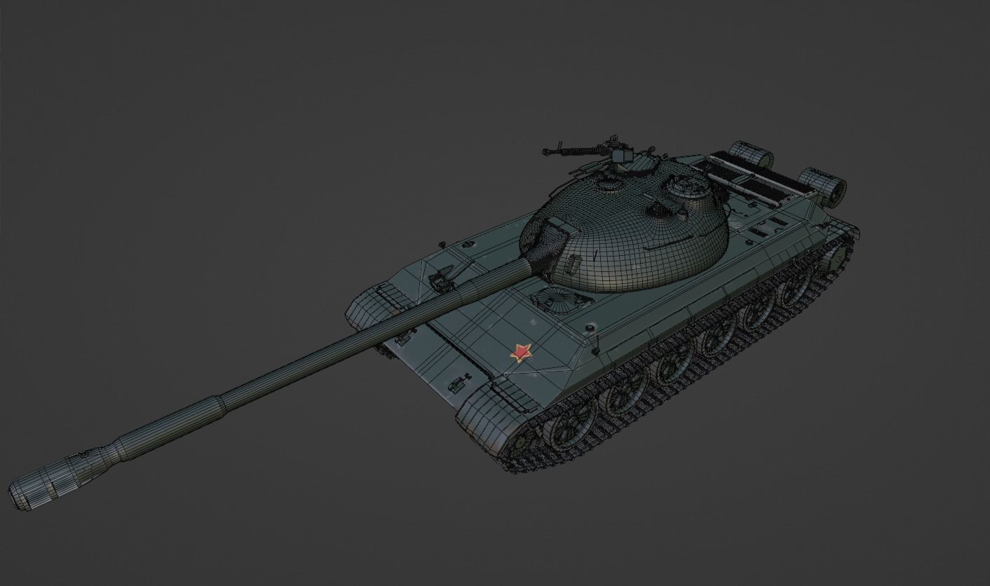 WZ-113 chinese heavy tank 3D model | CGTrader WZ-113 chinese heavy tank 3D model | CGTrader