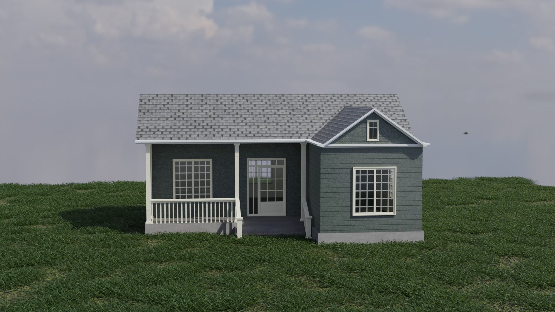 3D model Simple House 004 VR / AR / low-poly | CGTrader