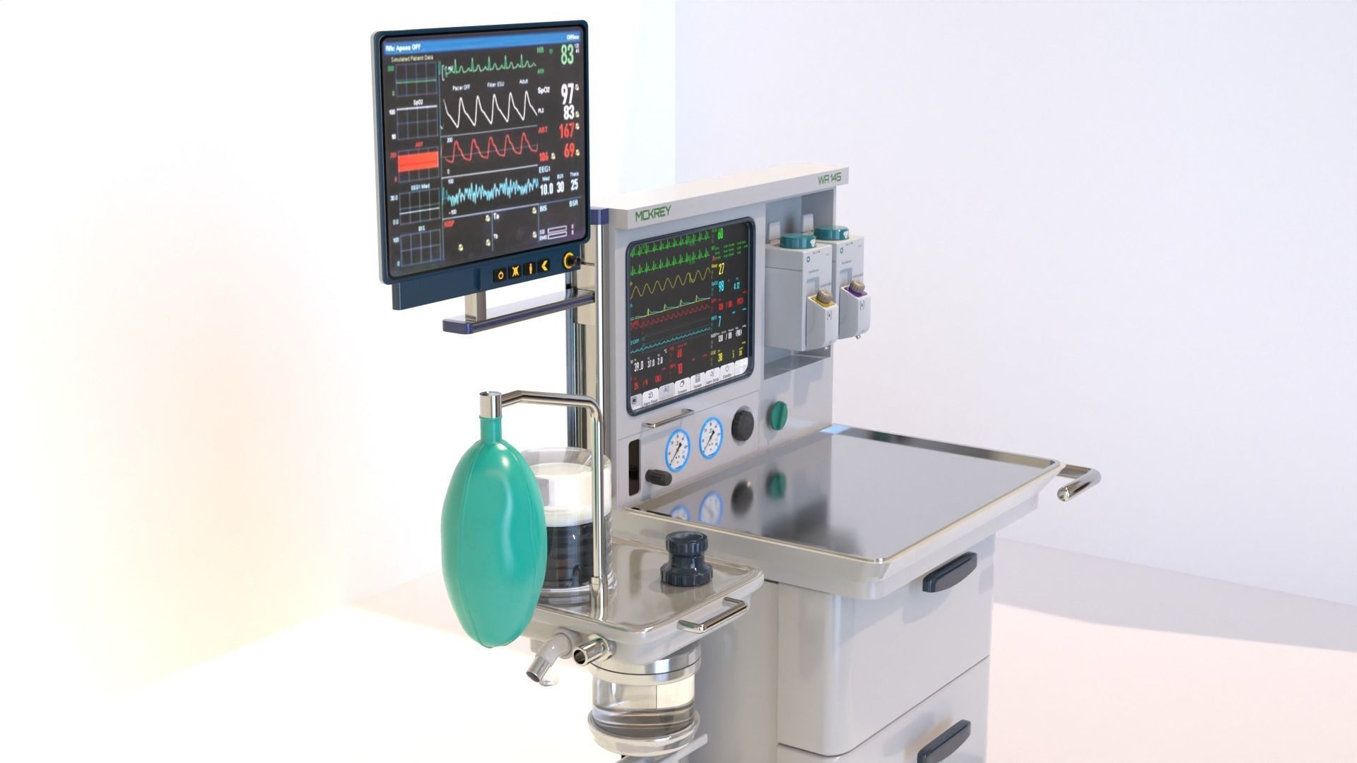 Medical Anesthesia Machine 3D model | CGTrader