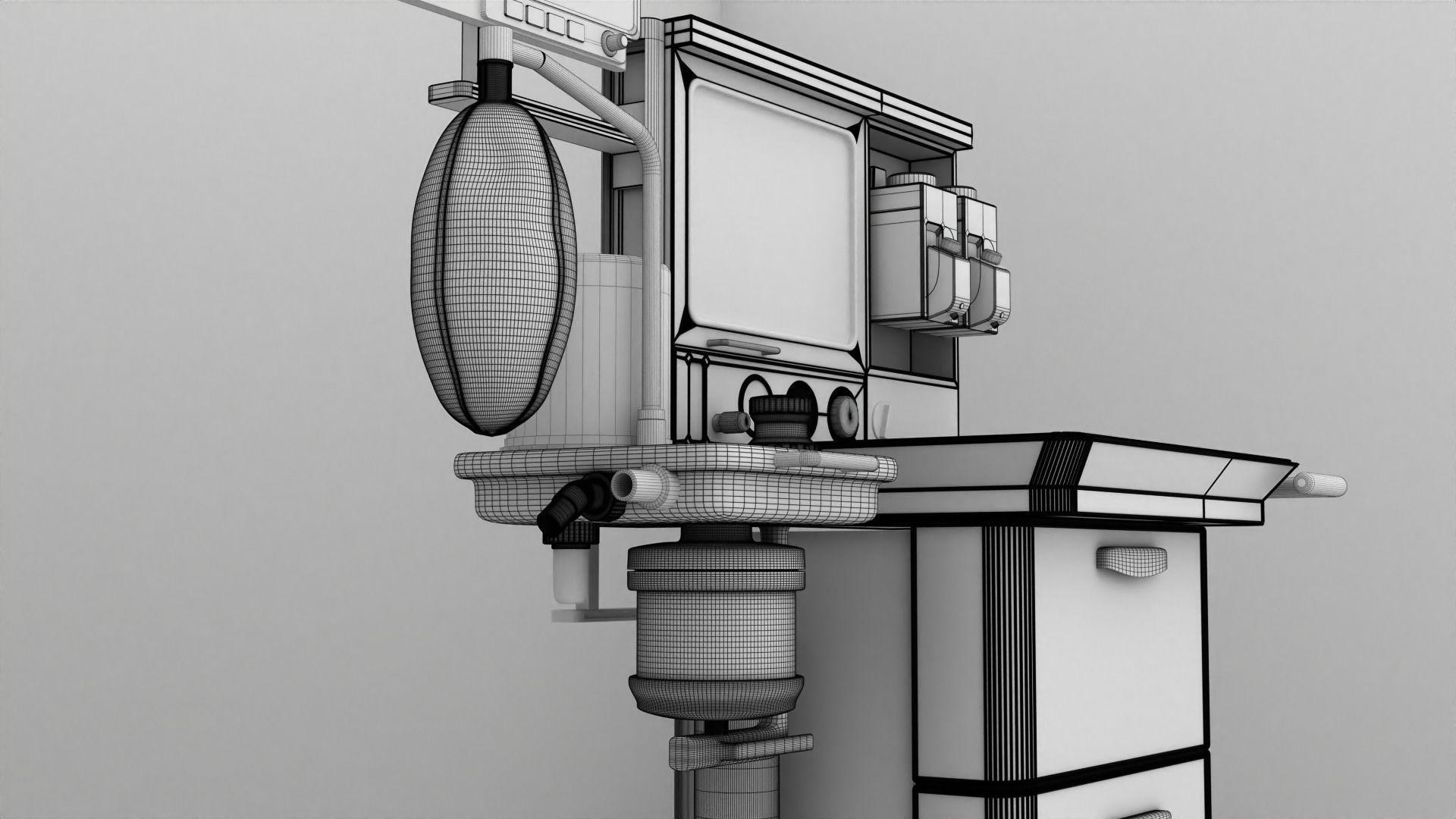 Medical Anesthesia Machine 3D model | CGTrader