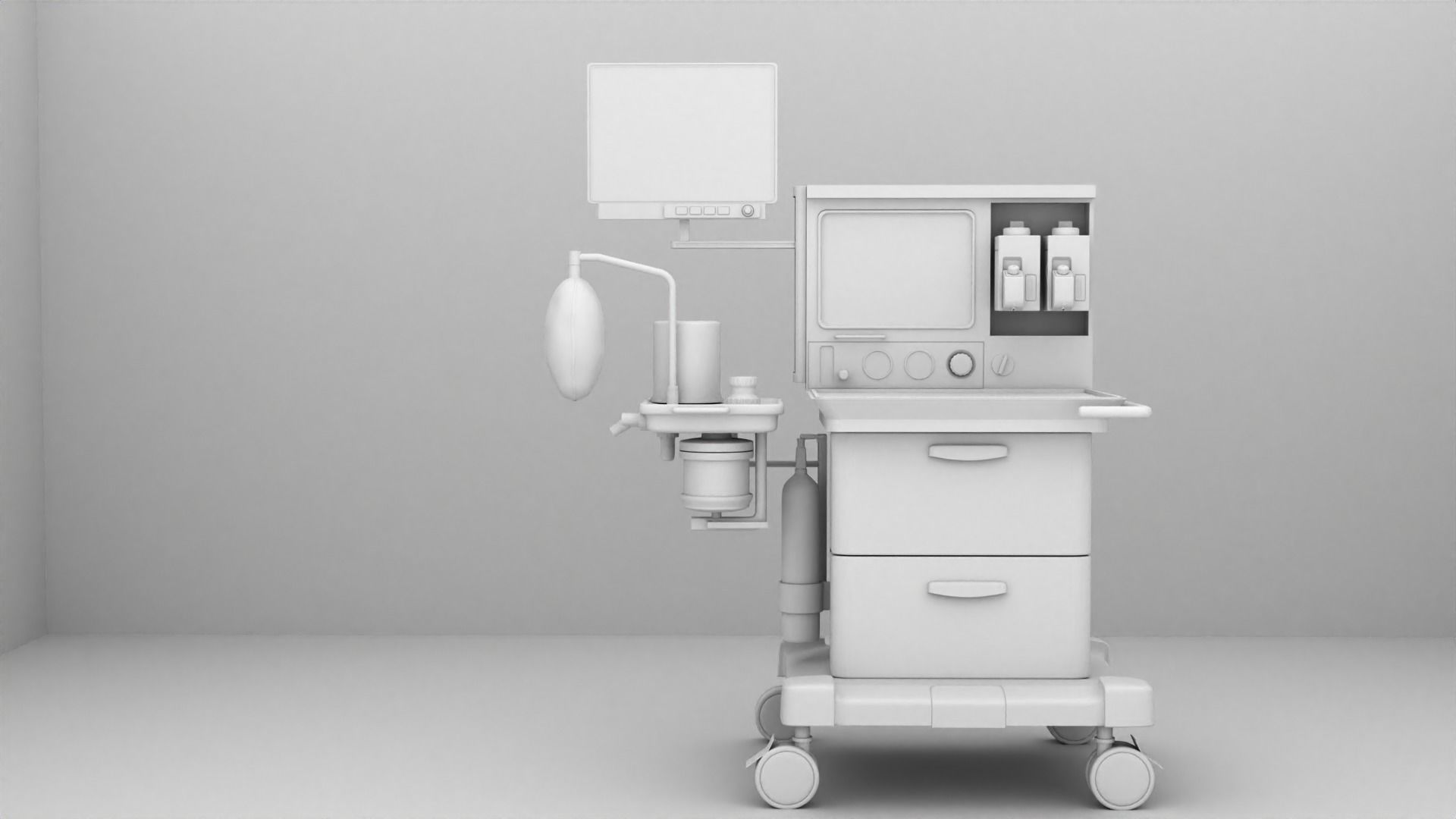 Medical Anesthesia Machine 3D model | CGTrader