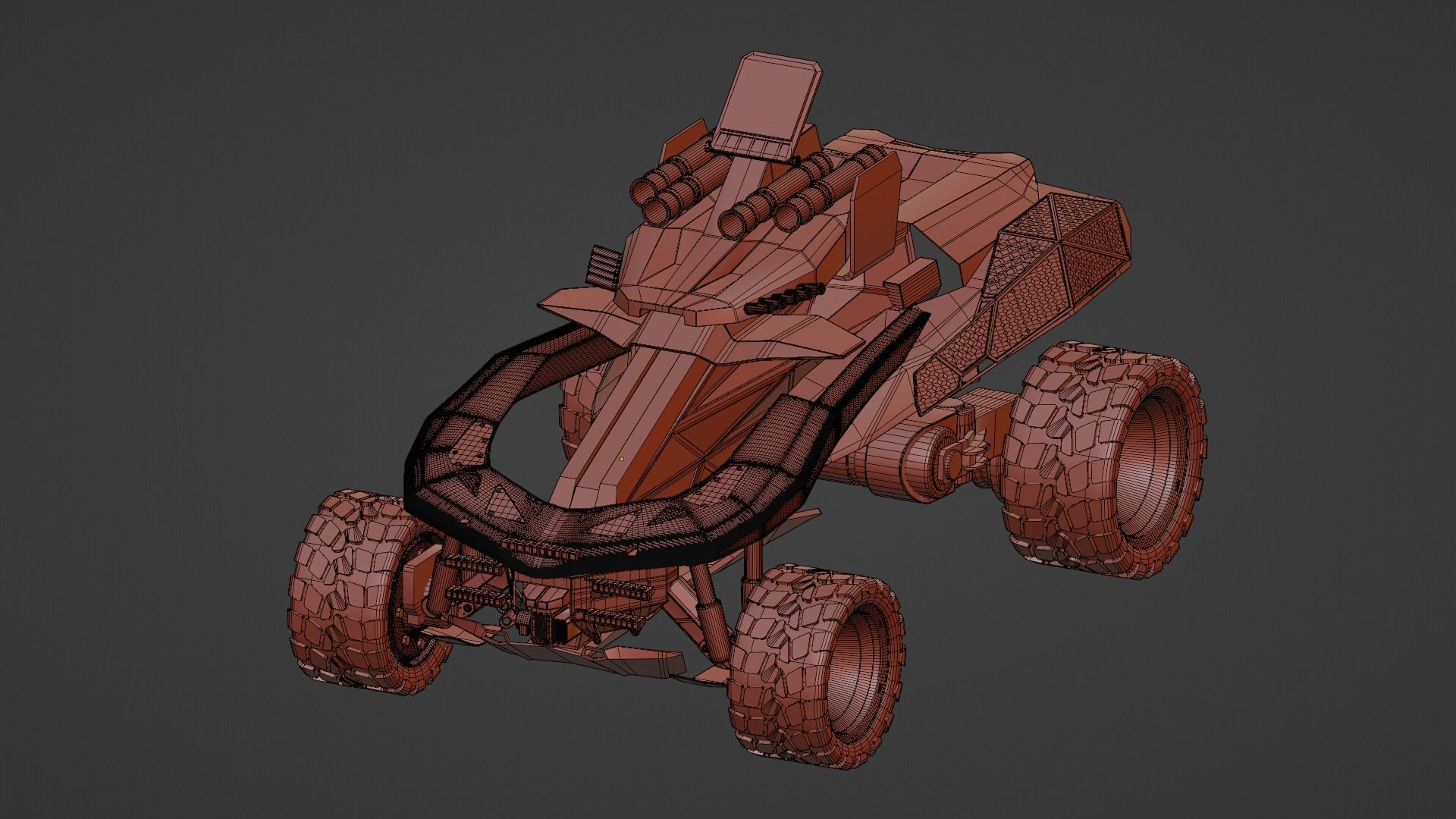 3D model Buggi Drone VR / AR / low-poly | CGTrader