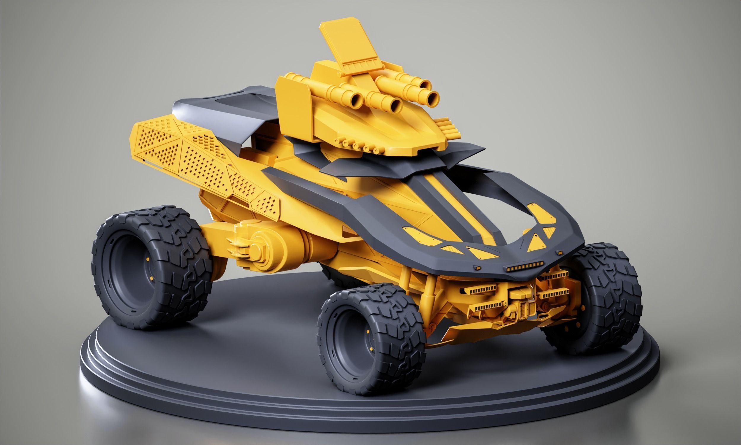 3D model Buggi Drone VR / AR / low-poly | CGTrader