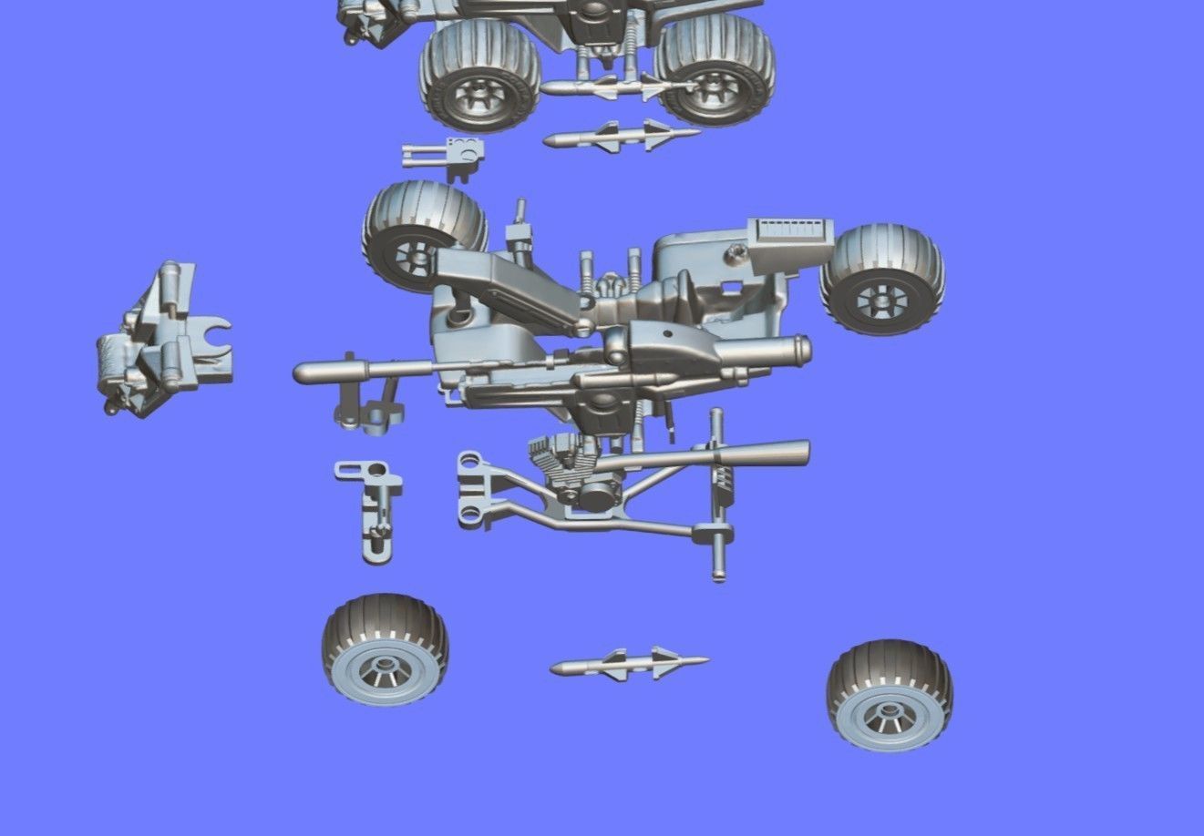 2009 GI-JOE ATV-FERRET SCAN AND REDRAW - 3D SCAN - 3D model 3D ...