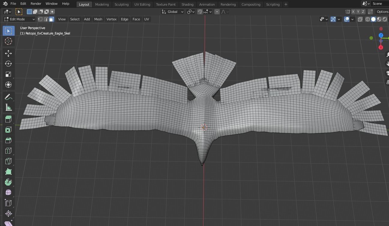 3D model Eagle base mesh VR / AR / low-poly | CGTrader