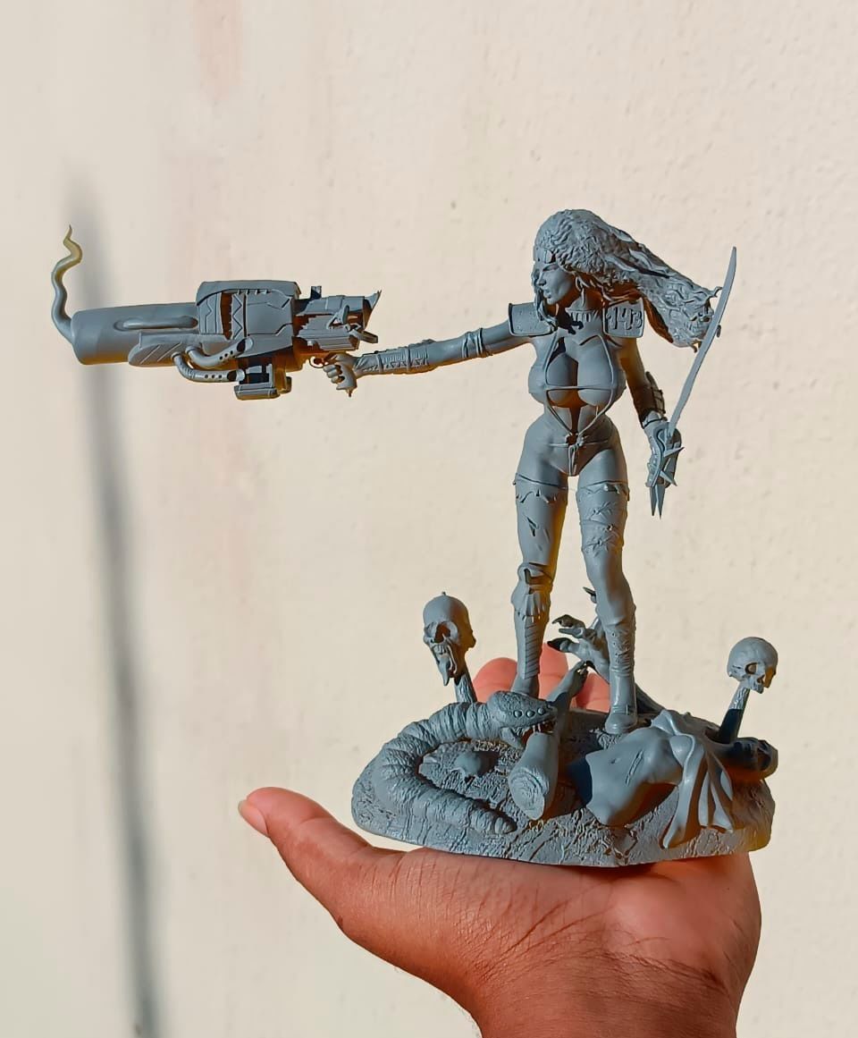 Julie Strain - Heavy metal 3D Print 3D model 3D printable | CGTrader