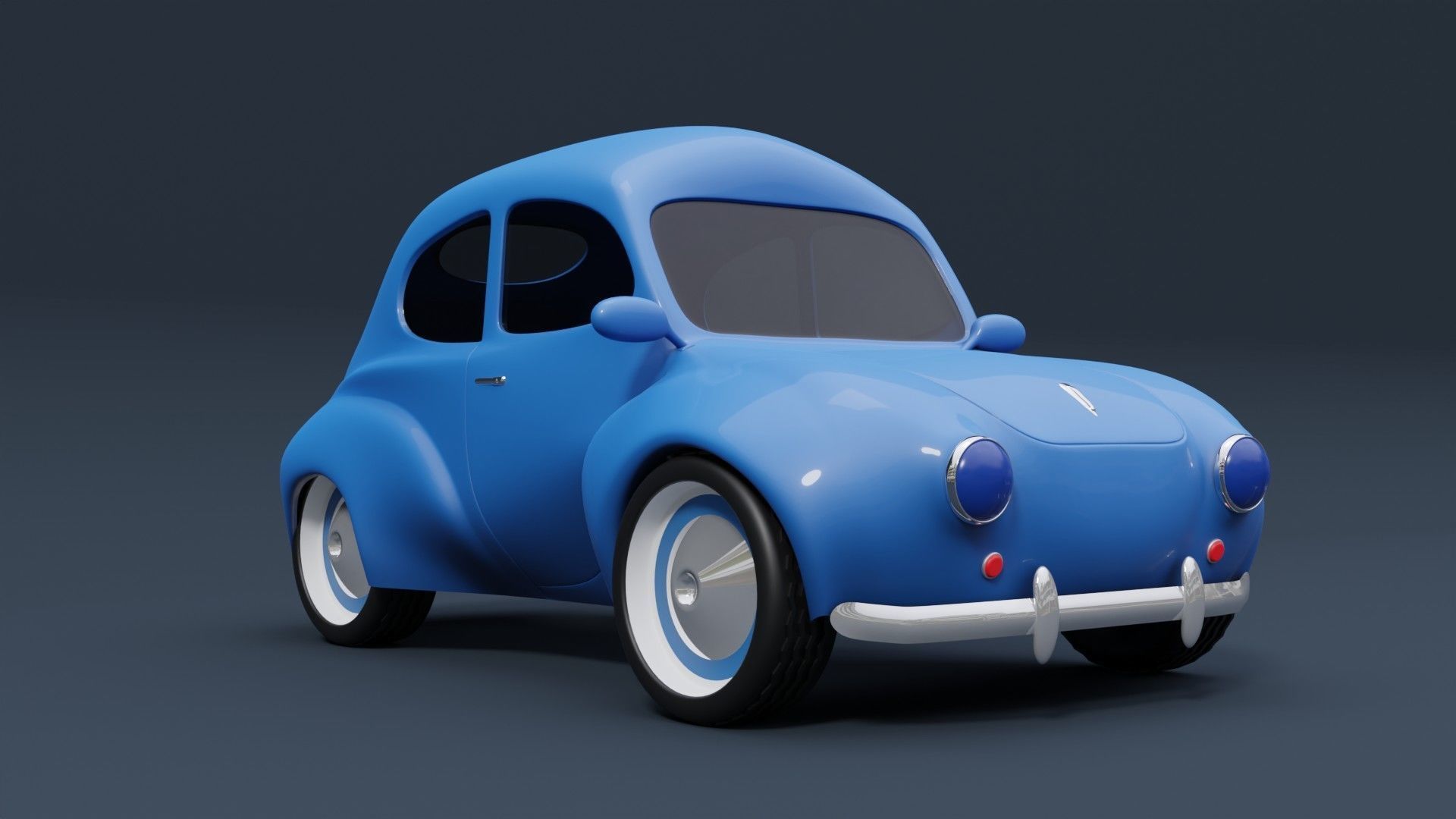 Cartoon Car Pixar Style 3D model | CGTrader