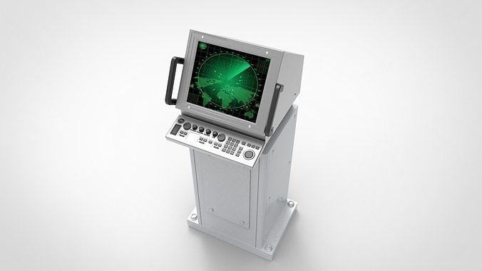 radar ship module 3D model | CGTrader
