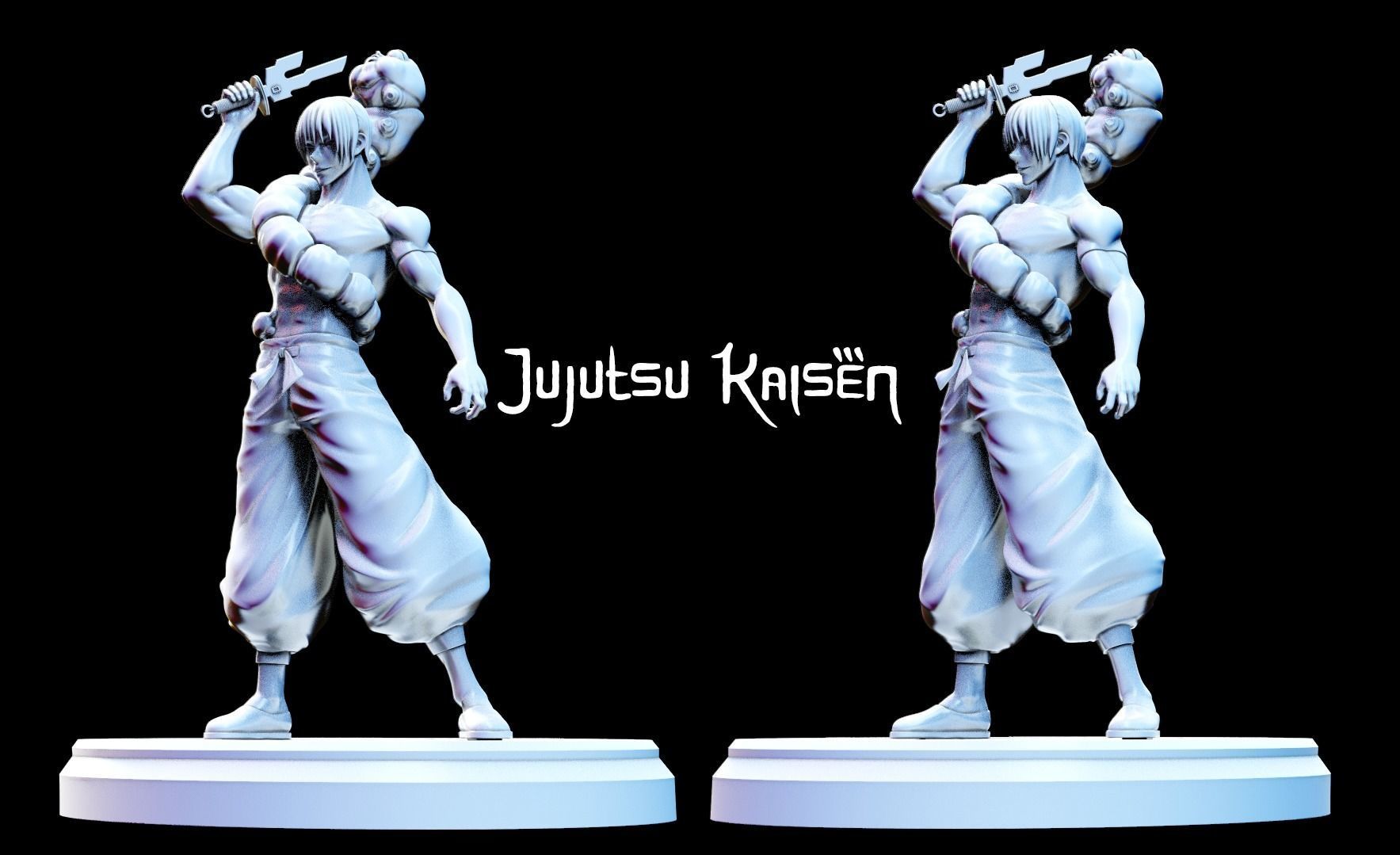 Toji Fushiguro Figure 3D model 3D printable | CGTrader