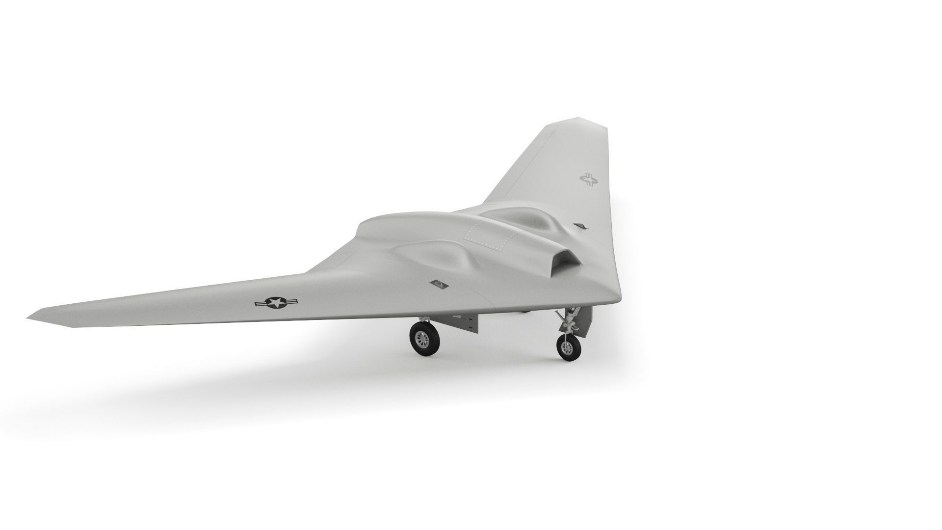 Lockheed Martin RQ-170 Sentinel UAV Drone US Version 3D model | CGTrader