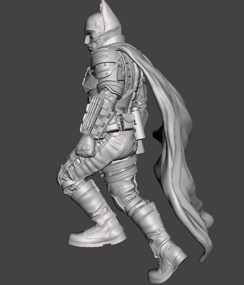 Batman Armor with angles standing action 3D model 3D printable | CGTrader
