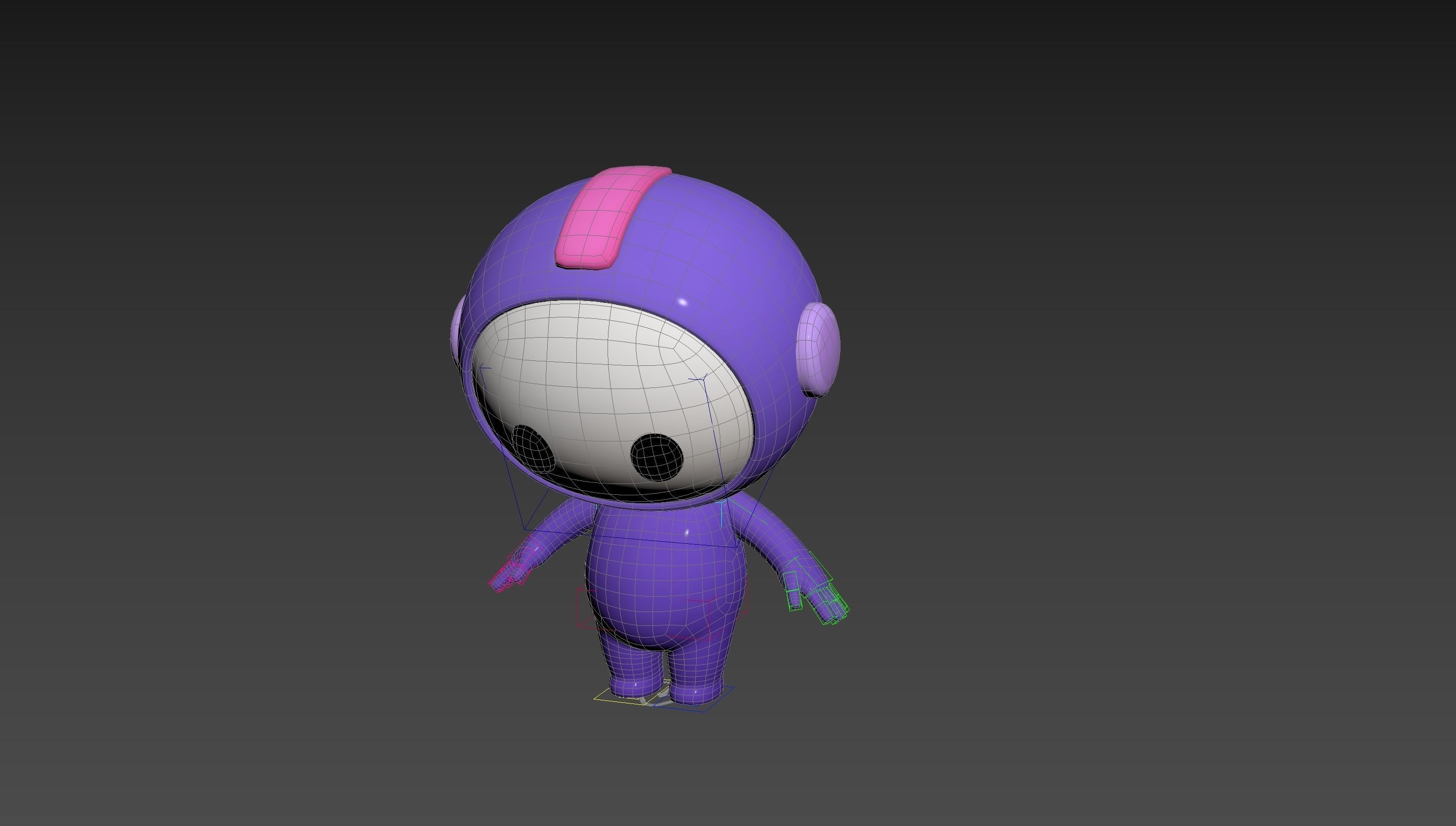 Character265 Rigged Mascot 3D model rigged | CGTrader