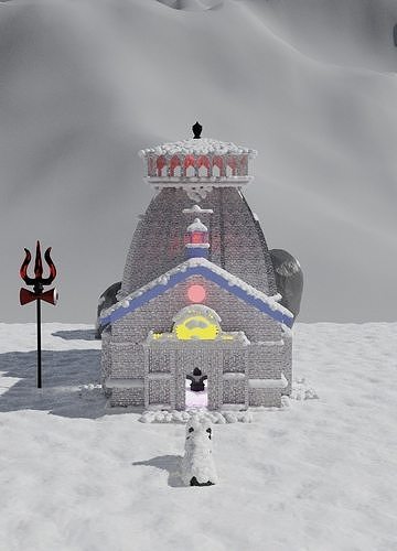 KEDARNATH 3D model | CGTrader