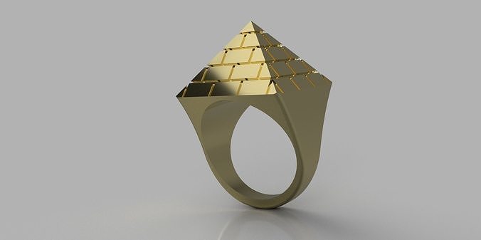 pyramid rings A to z6 3D model 3D printable | CGTrader