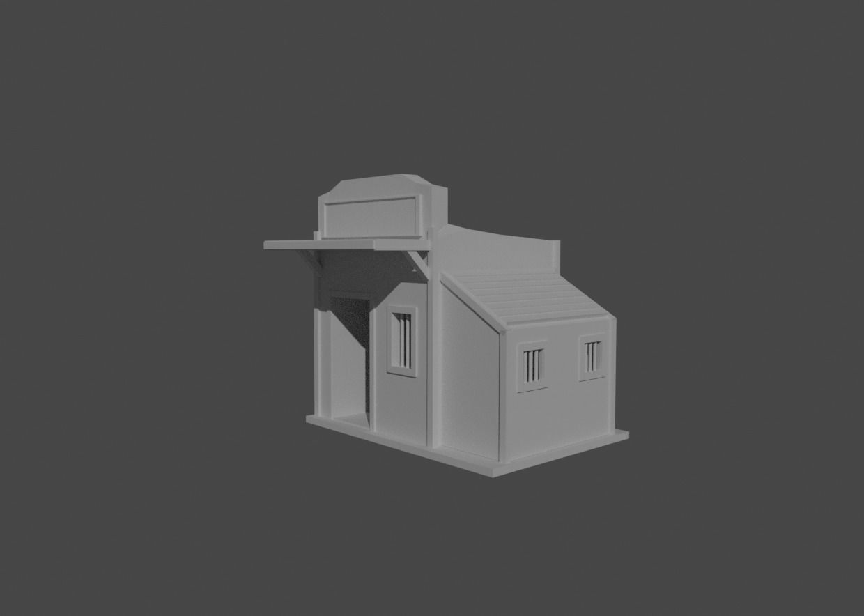 Wild West Jail 3D model 3D printable | CGTrader