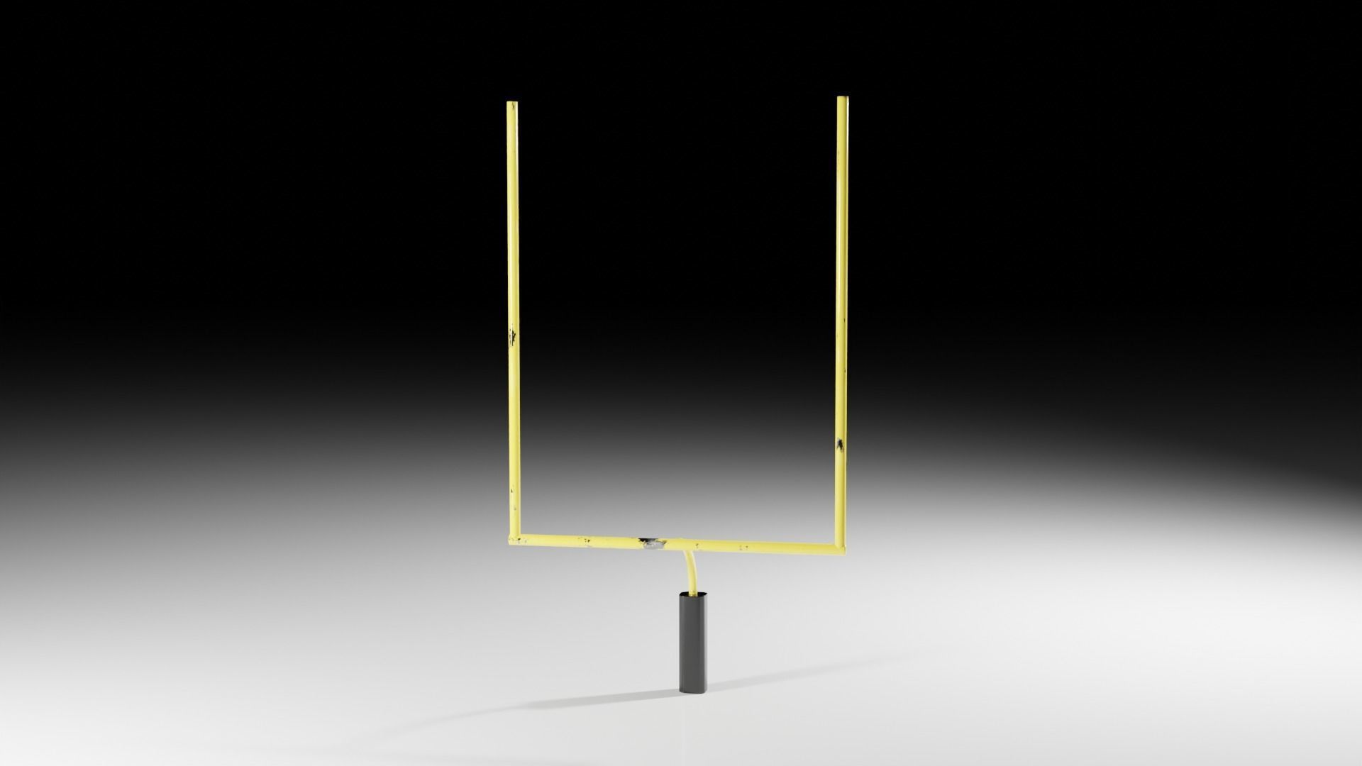 American Football Field Goal College 3D model | CGTrader