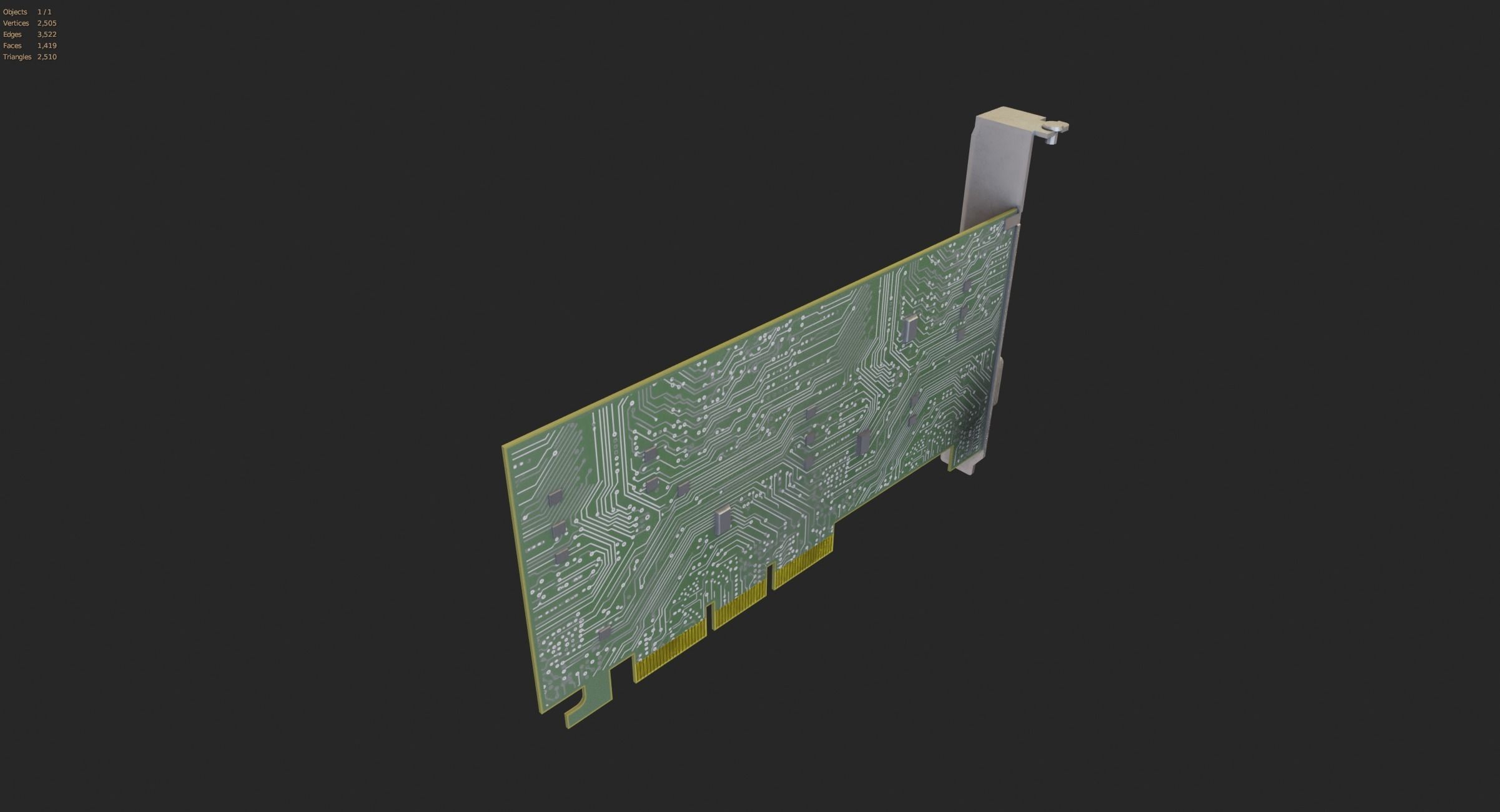 3D model Vga gpu agp video card game ready model with pbr texture VR ...