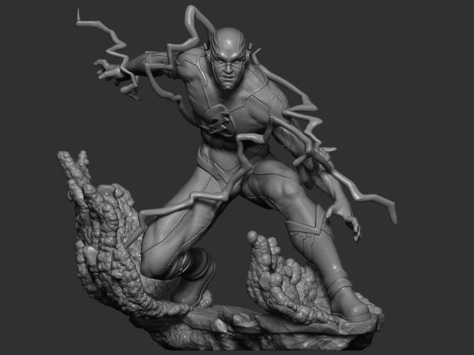 FANART THE FLASH 3D model 3D printable | CGTrader