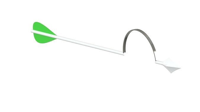 fake bow arrow free VR / AR / low-poly 3D model | CGTrader