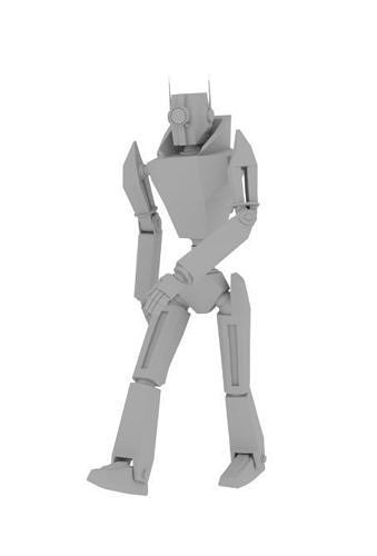 Servo - Unrigged robot character free 3D model | CGTrader