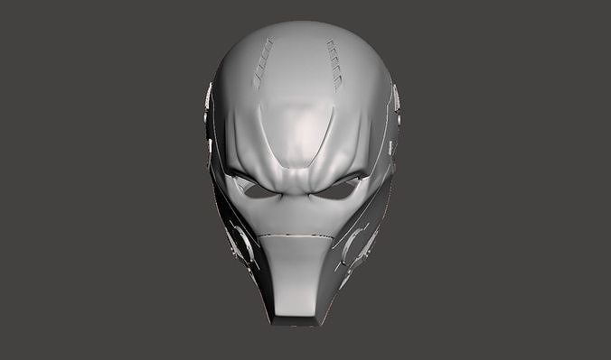 Red hood helmet 3d model for 3d printing 3D model 3D printable | CGTrader